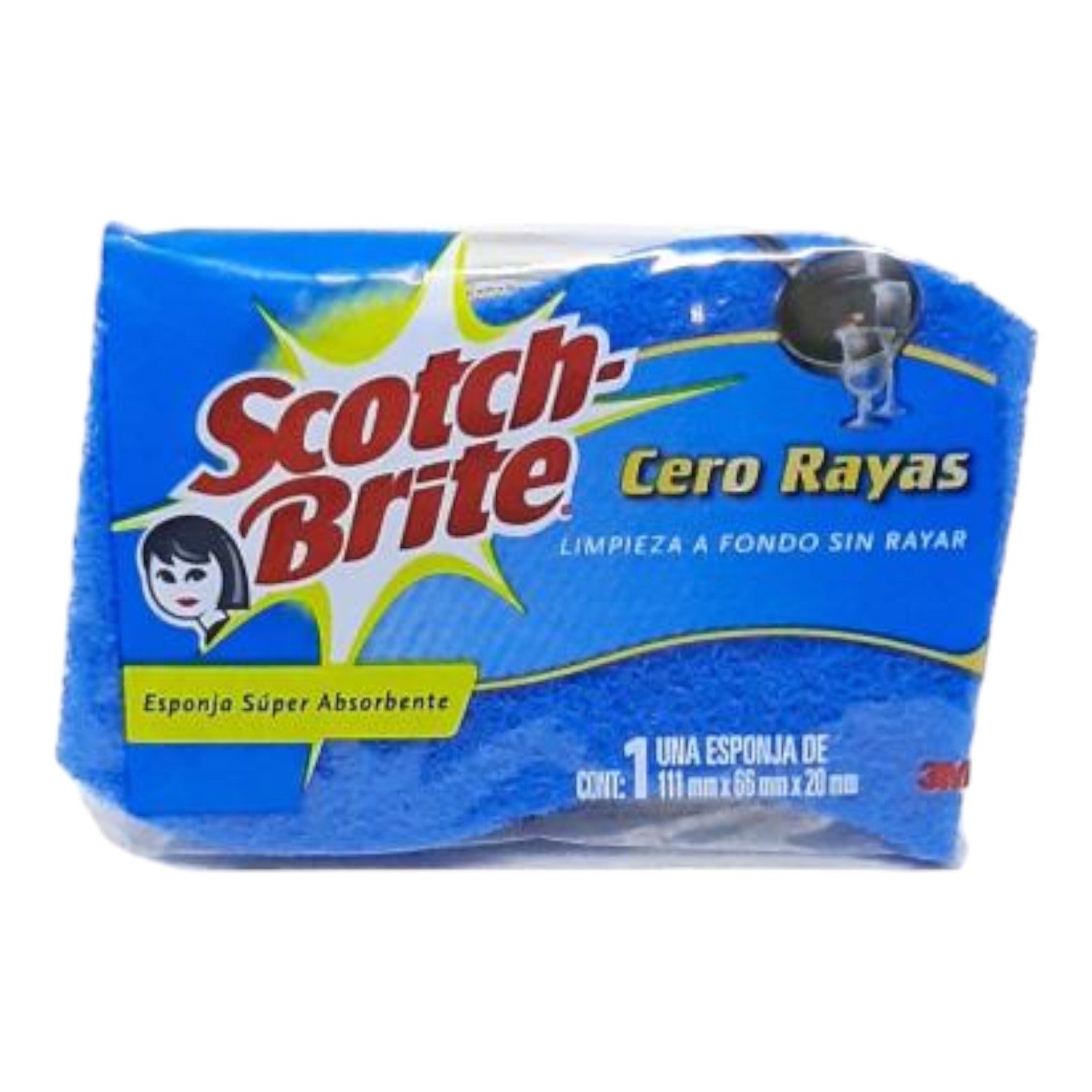 FIBRA ESPONJA SCOTH BRITE CERO RAYA CELULOSA 1 UN 3M– Super Barú Online