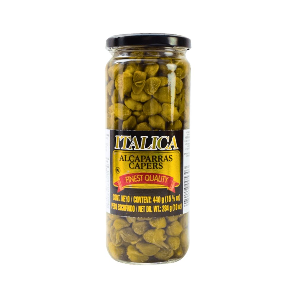 ALCAPARRAS CAPERS 10 OZ ITALICA– Super Barú Online