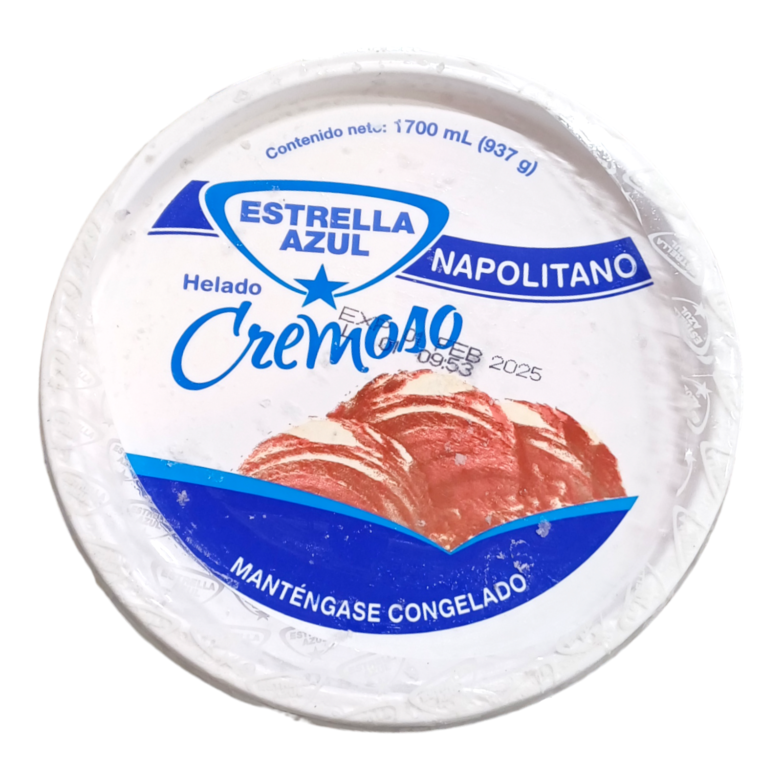 HELADO DE NAPOLITANO 1700 ML ESTRELLA AZUL– Super Barú Online