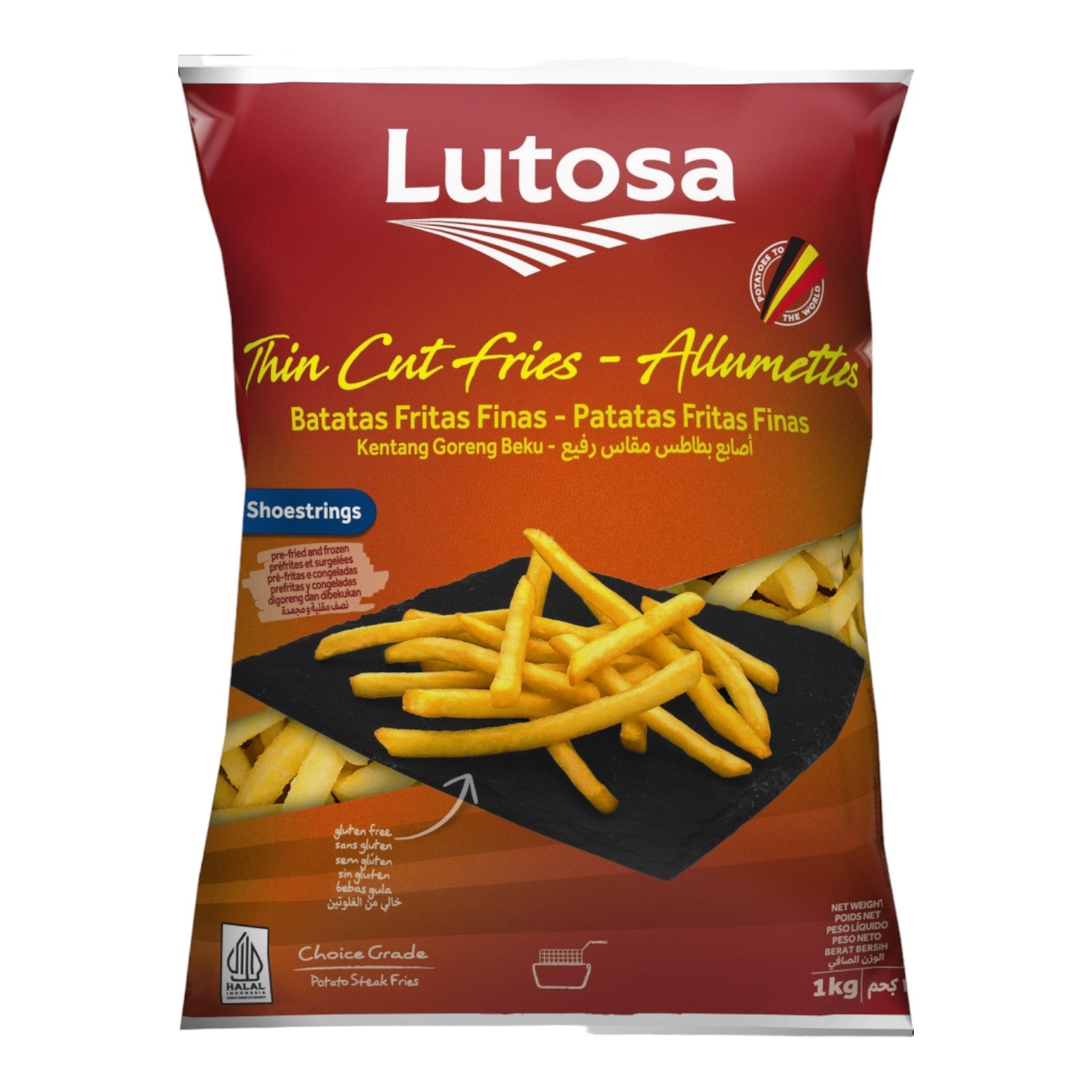 PATATAS ALLUMETTES 1 KG LUTOSA– Super Barú Online