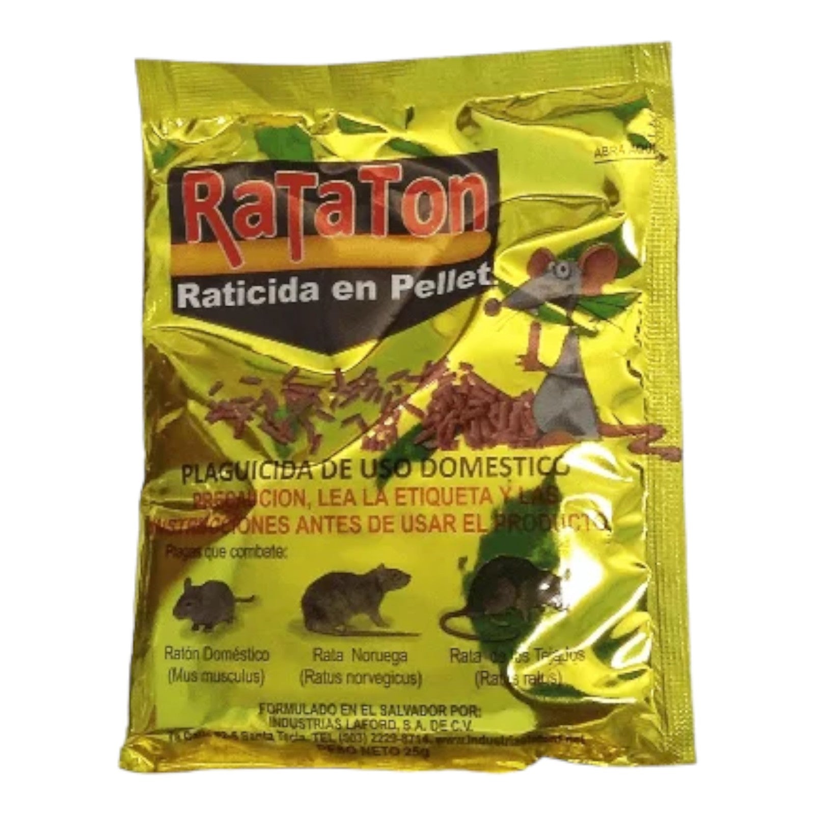 RATICIDA RATATON BOLSA 25 GR RATATON– Super Barú Online