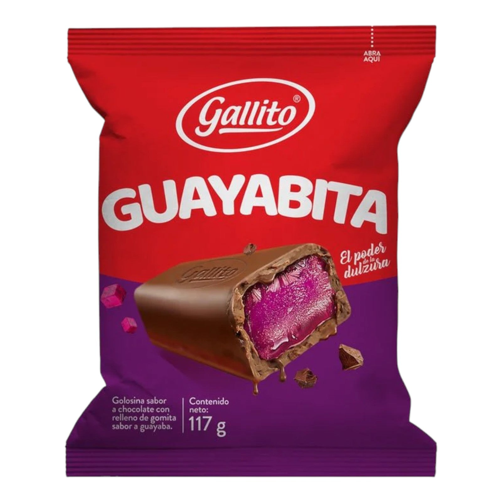 CHOCOLATE GALLITO GUAYABITA 117 GR GALLITO– Super Barú Online