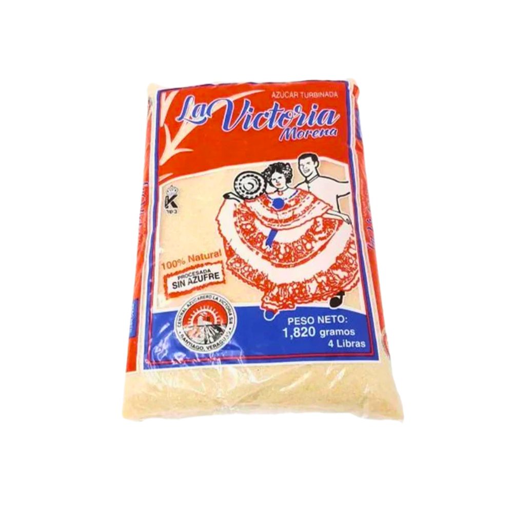 AZUCAR MORENA TURBINADA 4 LB LA VICTORIA– Super Barú Online