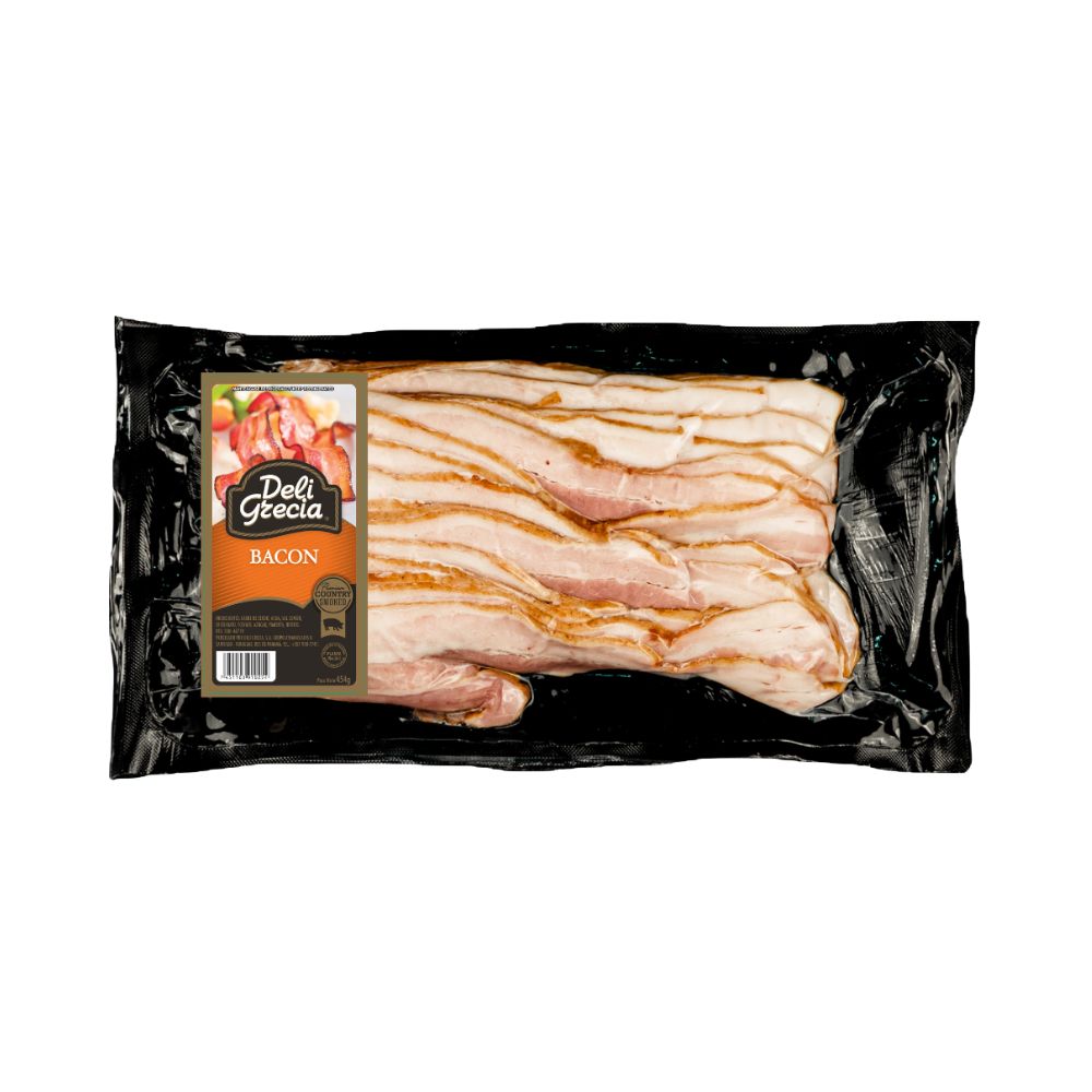 BACON REBANADO 340 GR DELI GRECIA– Super Barú Online