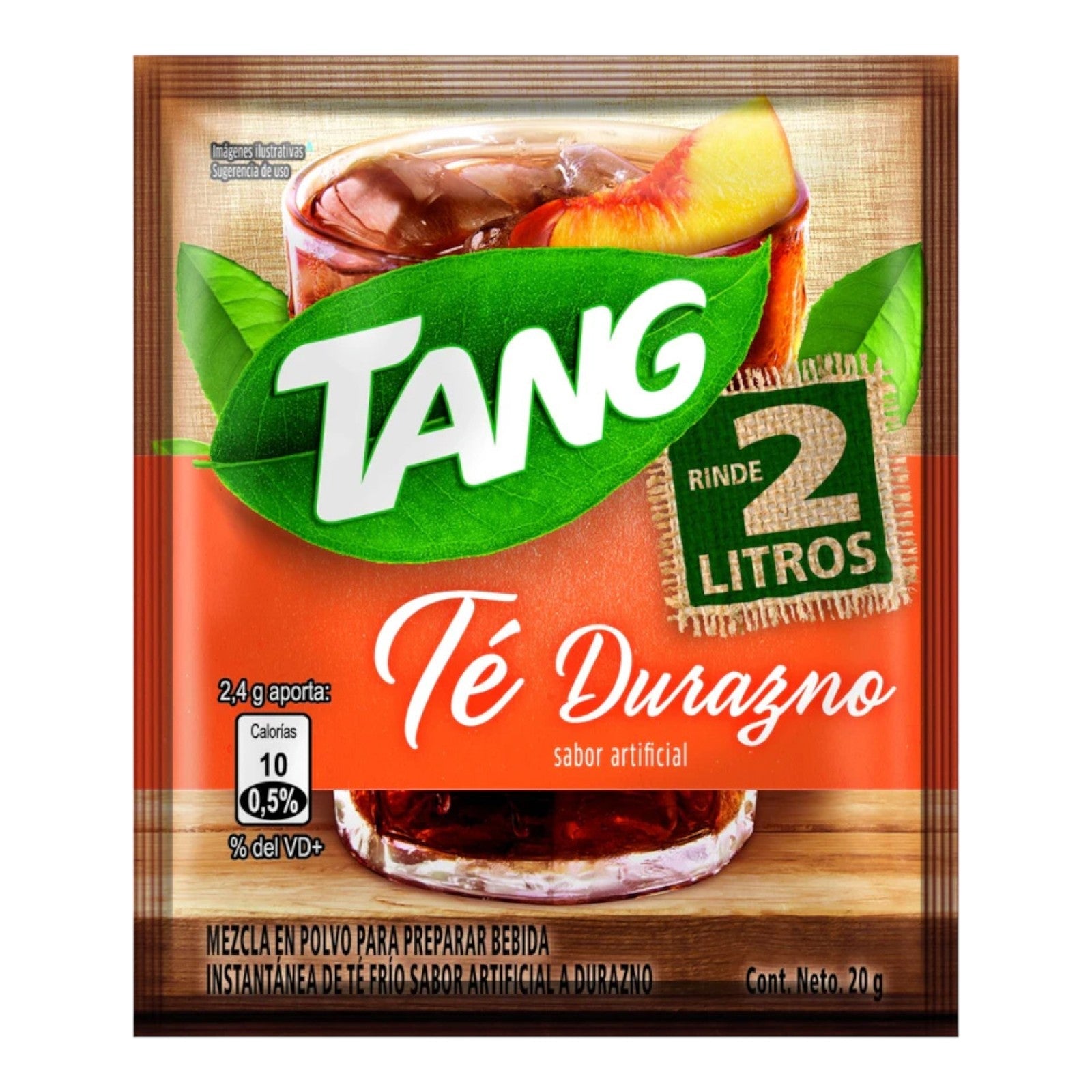 BEBIDA INSTANTANEA EN POLVO SABOR TE DURAZNO 20 GR TANG– Super Barú Online