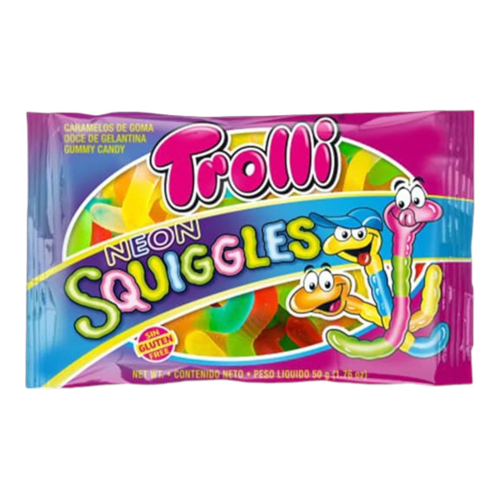 GUMMI SQUIGGLES 50 GR TROLLI– Super Barú Online
