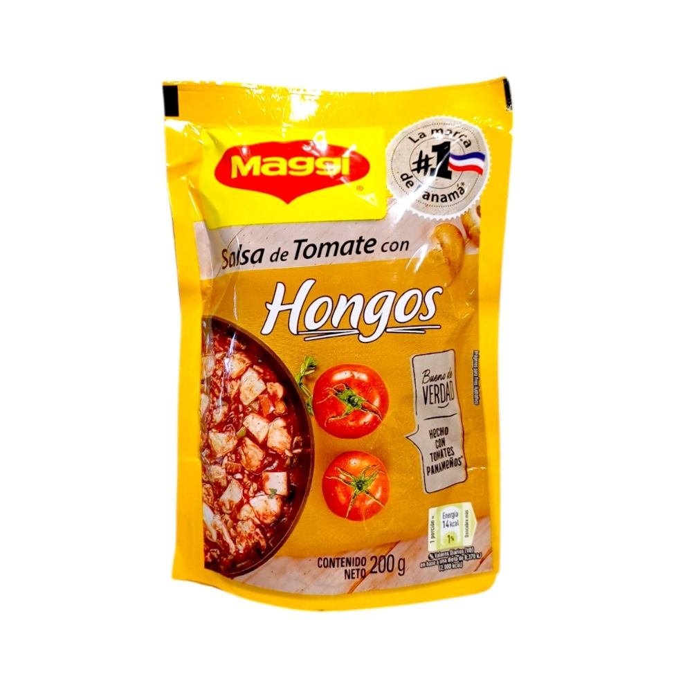 SALSA DE TOMATE CON HONGOS 200 GR MAGGI– Super Barú Online