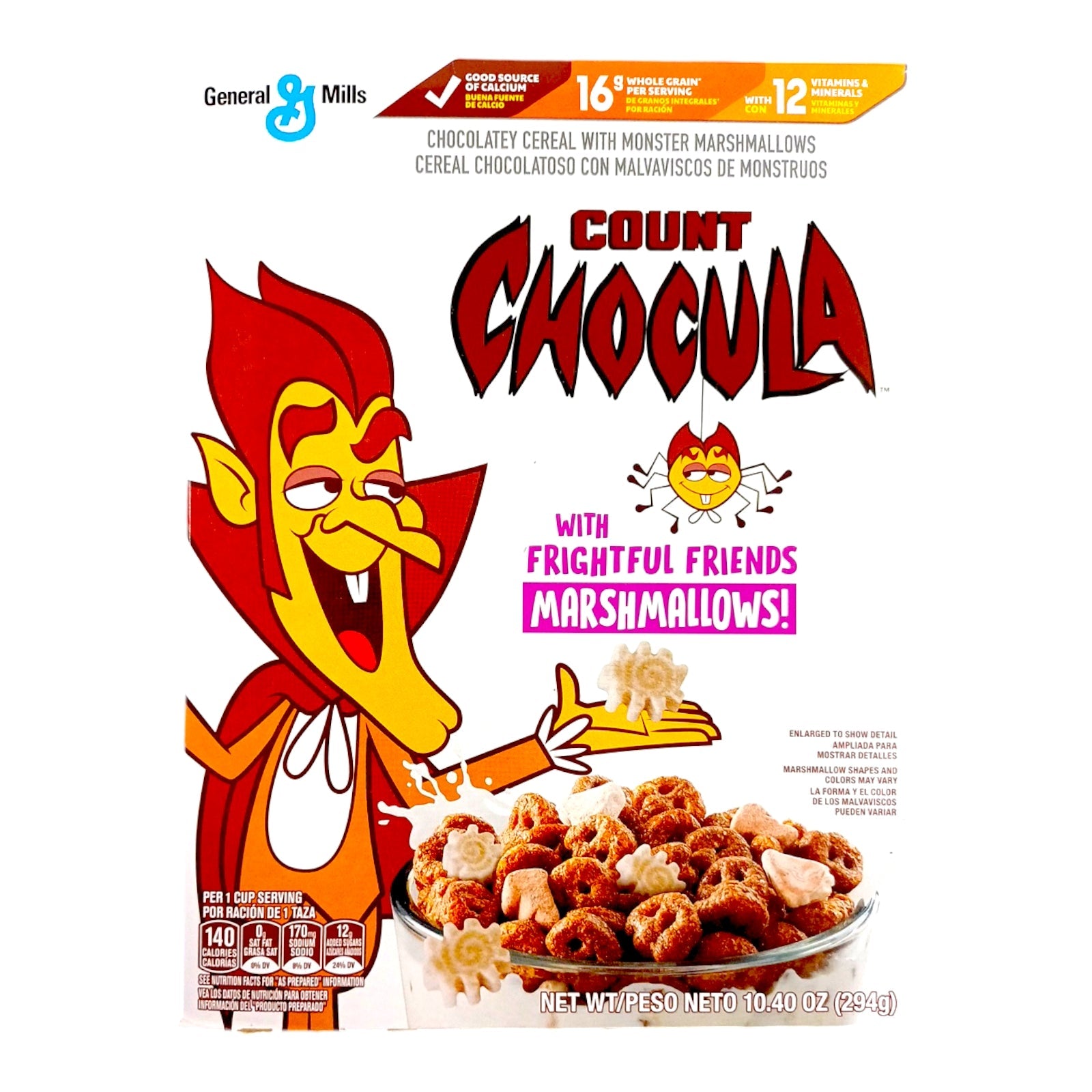 CEREAL COUNT CHOCULA MONSTER MARSHMALLOWS 10.4 OZ GENERAL MILLS– Super ...