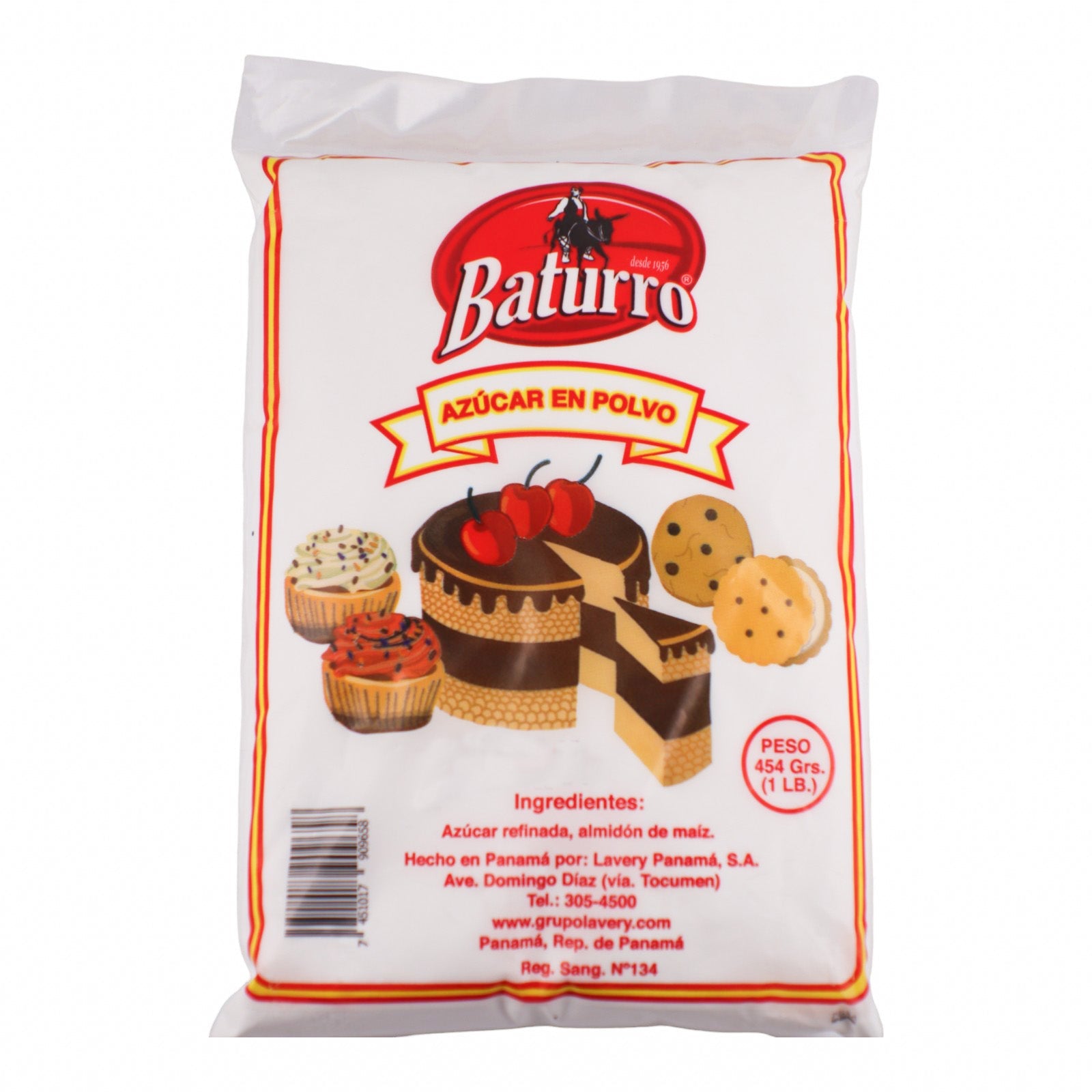 AZUCAR EN POLVO 454 GR BATURRO– Super Barú Online